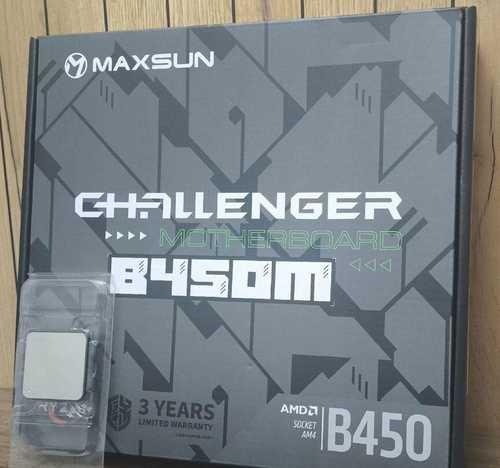 Комплект Ryzen 5 5600   MaxSun b450 новое