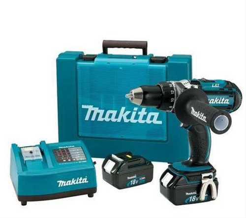 Аккумуляторная дрель-шуруповерт Makita DDF451RFE