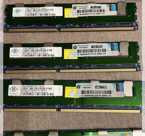 Оперативная память ddr3 8 gb HP серверная