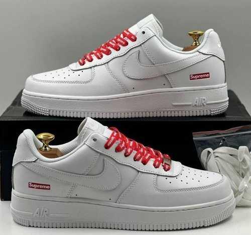 Кроссовки Nike Air Force 1 Low & Supreme (Арт.86759)