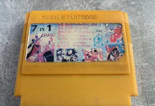 7 in 1 сборник Dendy TV Game cartridge стародел