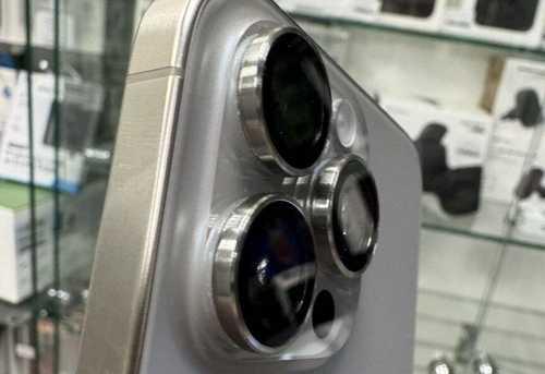 Защита на камеру iPhone 15 pro / max Титан