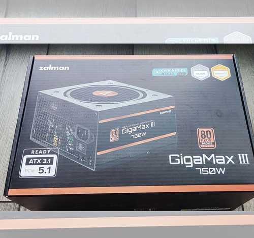 Полумодульный блок питания zalman GigaMax III 750W