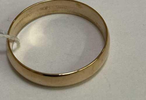 Золотое обручальное кольцо(ро115616)