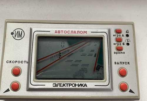 Игра СССР Электроника Автосламом часы-будильник