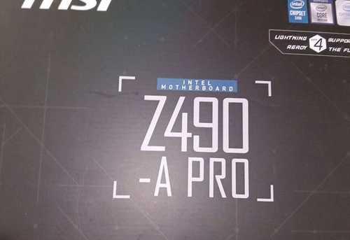 Комплект MSI Z490-A Pro + Процессор i5 10400