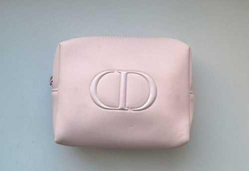 Dior косметичка розовая лого