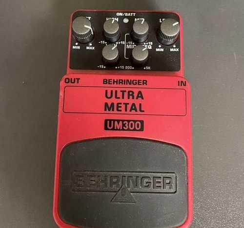 Гитарная педаль behringer ultra metal