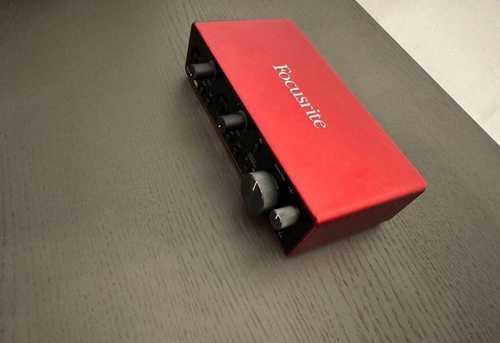 Внешняя звуковая карта focusrite scarlett 2i2 3rd