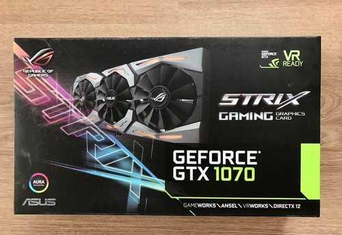 Видеокарта Asus strix gtx 1070 8gb