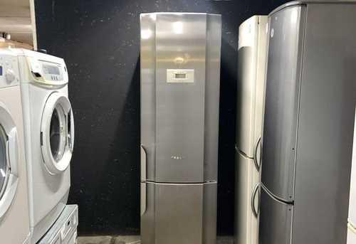 Холодильник металлик Gorenje бу 2 метра