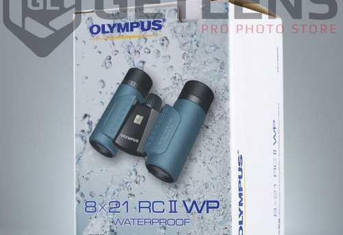 Бинокль Olympus 8x21 RC II WP Binoculars (Blue)