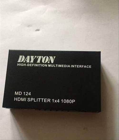 Разветвитель dayton md124 hdmi splitter 1x4 1080p