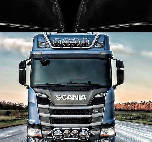 Стекло правой фары Scania 6 series 2016-2024