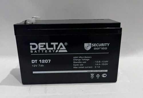 Аккумулятор Delta DT1207 12v 7ah