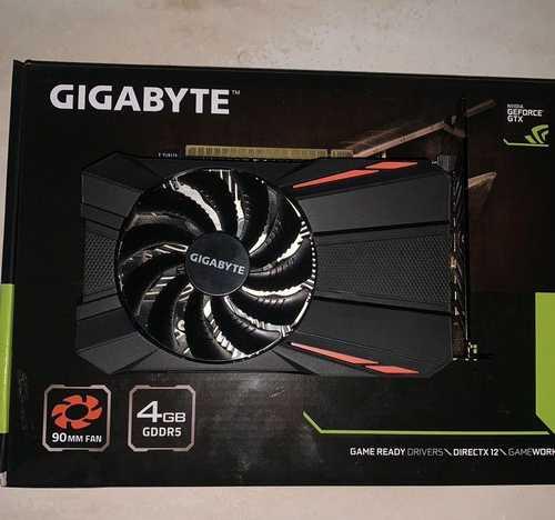 Видеокарта GTX 1050 Ti 4gb gigabyte