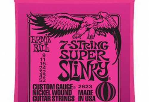 Струны Ernie Ball 7-string Super Slinky 9-52 (2623
