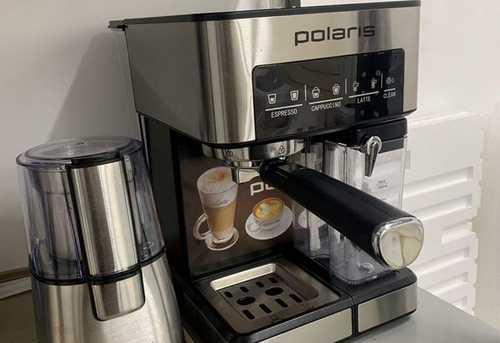 Кофеварка рожковая polaris PCM 1541 E