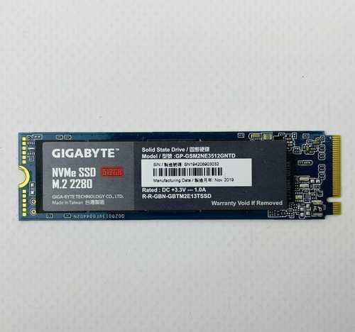 SSD M.2 Gigabyte NVMe 512GB