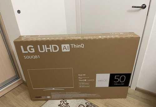4К Smart TV телевизор LG 50UQ81009LC новый