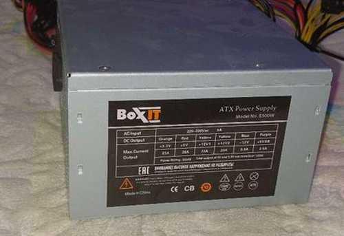 Блок питания ATX BoxIT S500W