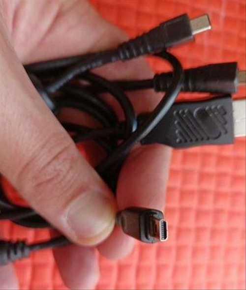 Кабели USB 8pin на USB от фототехники