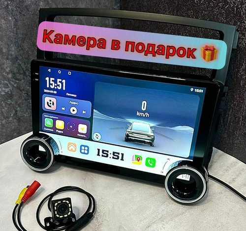 Магнитола Android Pioneer Pajero 4 с крутилками