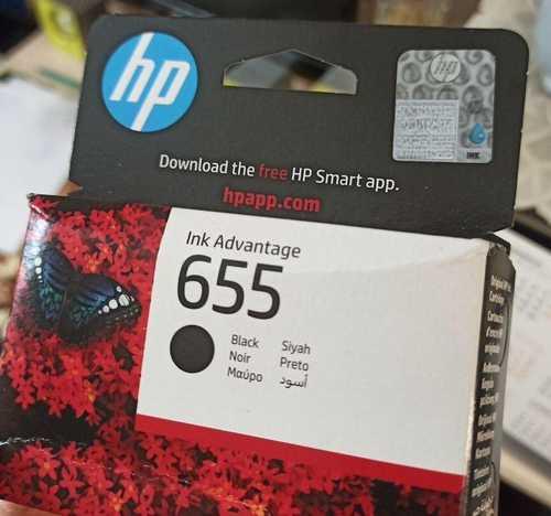 Картридж hp 655 черный