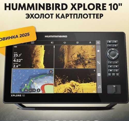 NEW 2025 Эхолот Humminbird xplore 10" экран датчик