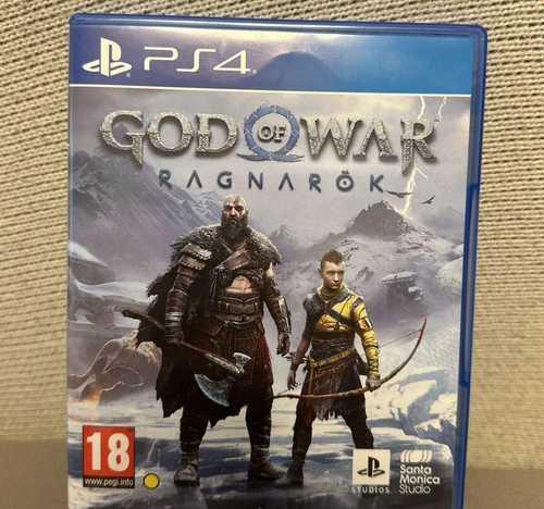 Игра God of war ragnarok ps4 диск