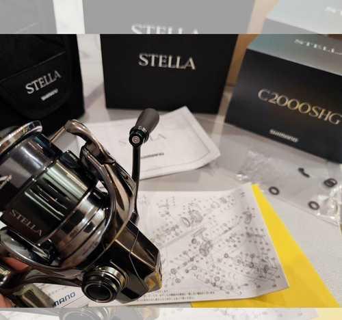 Катушка Shimano Stella '22 c2000shg Новая Japan