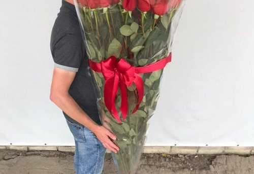 Высокие розы Розы Цветы Букеты 51 25 Роз Доставка