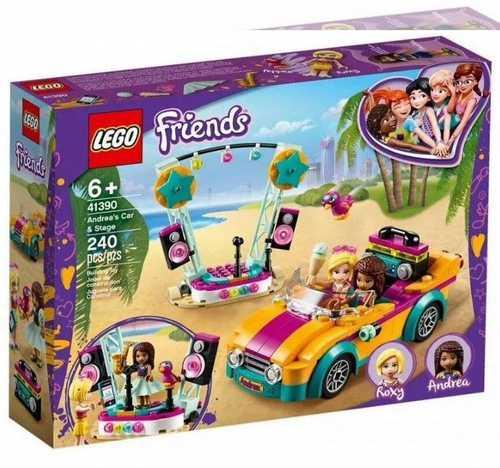 Конструктор lego Friends 41390 Машина со сценой Ан