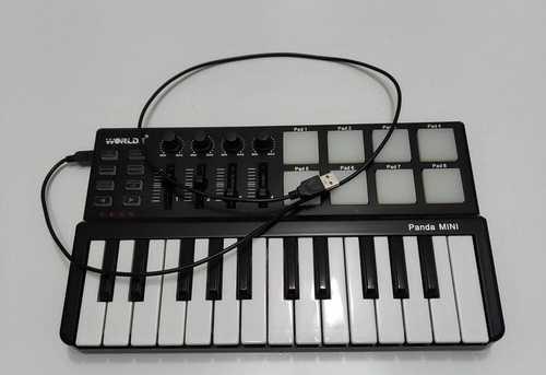 Midi-клавиатура,worldde Panda mini 25 ключей