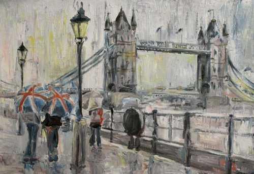 Картина "Лондонский дождь"