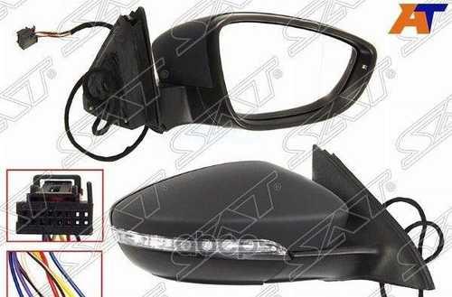 Зеркало VW jetta 11- RH поворотник/8конт ST-VW2