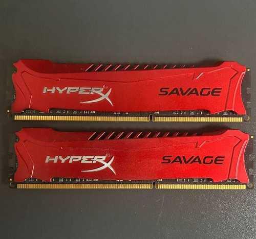 Kingston HyperX Savage 16GB (8GBx2шт.) 2400 мгц