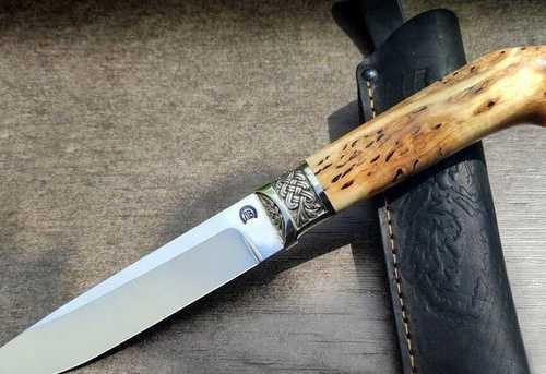 Нож "Русич", сталь K340, рукоять карельская береза