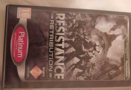 Resistance retribution Игра psp Umd лицензия