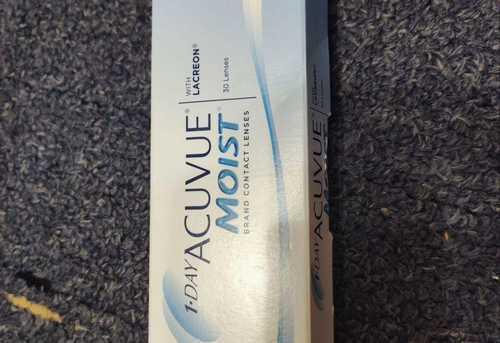 Линзы контактные однодневные acuvue moist -5.25