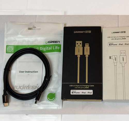 Ugreen кабель usb - type c - lightning