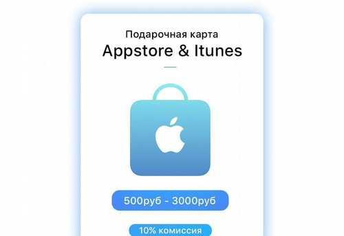 Карта пополнения AppStore & Itunes & Icloud