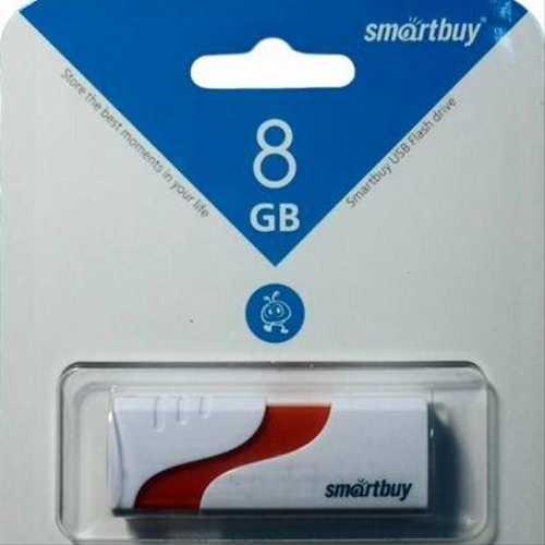 USB флешка 8GB SmartBuy Hatch White