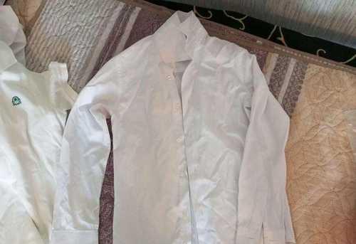 Белые рубашки на мальчика 10 лет