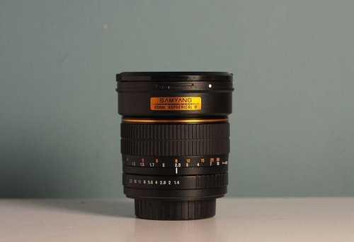 Samyang 85mm f/1.4 AS IF Sony A