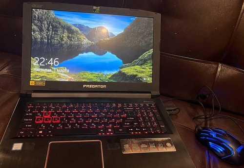 15.6" Acer Predator Helios 300 PH315-51, 1300 ГБ, Core i5-8300H, RAM 8 ГБ, GeForce GTX 1050 Ti 4 ГБ