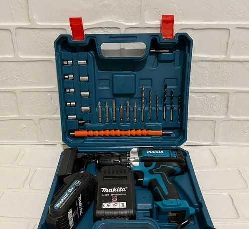 Новый Шуруповёрт Makita 26V с набором