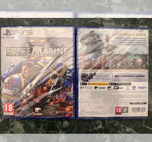 Игра Warhammer 40000 Space Marine 2 диск PS5/Xbox