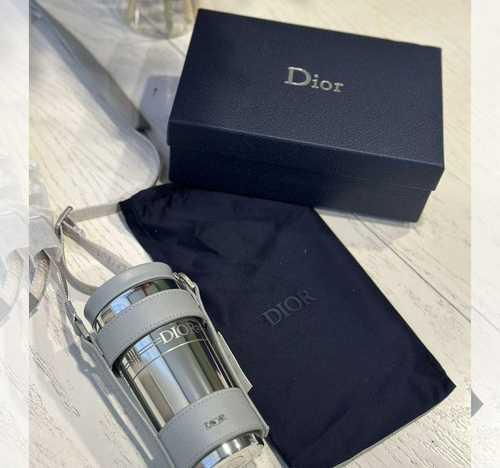 Термокружка Dior с ремнем на плечо