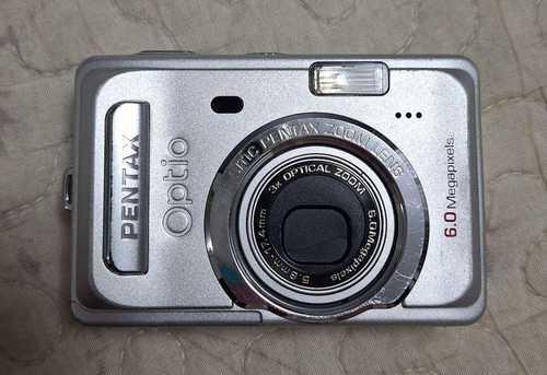 Цифровой фотоаппарат Pentax Optio S60